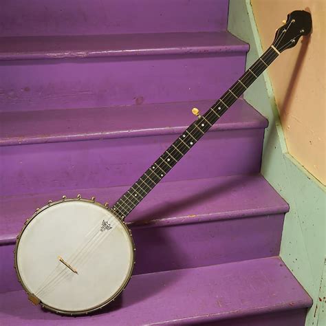 1960s 1920s Gretsch Orpheum Lange Longneck 5 String Banjo Reverb