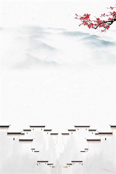 中国风庭院文化高清背景高清图片psd设计素材墨鱼部落格