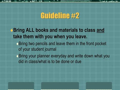 Ppt Classroom Procedures Powerpoint Presentation Free Download Id