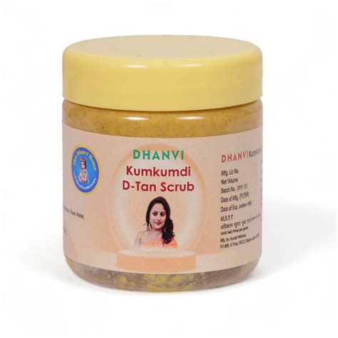 Dhanvi Kumkumadi D Tan Scrub 100 Gm Shri Dhanvi House