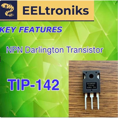 Tip 142 Tip142 Tip 142 Npn Darlington Transistor 1pc Shopee Philippines