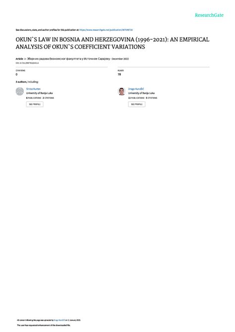 Pdf A Verification Of Okuns Law The Case Of Southeast Asian Countries