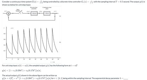 Solved Consider A Continuous Time System Gss41 Being