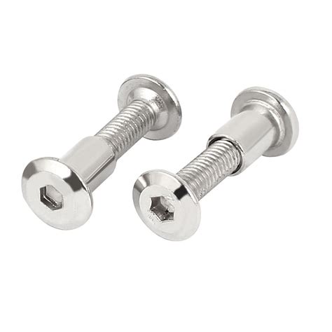 M6 X 25mm Hex Socket Head Nut Countersunk Screw Bolt 10 Sets Walmart