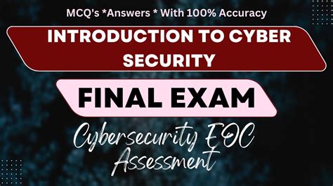 Introduction To Cyber Security Final Exam MCQ S Answers With 100