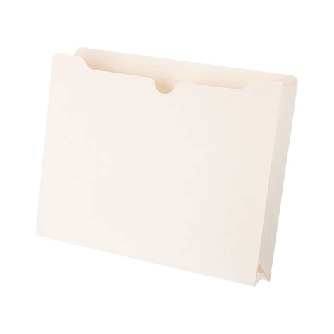 25pcs File Jackets 2 Inch Manila File Jacket File Pocket Folders