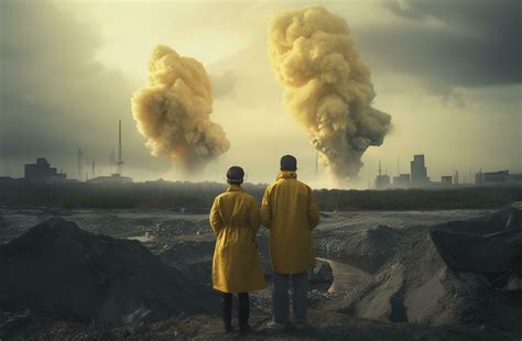 Post Apocalypse Nuclear Apocalypse Survivor Ruined Cityscape Concept