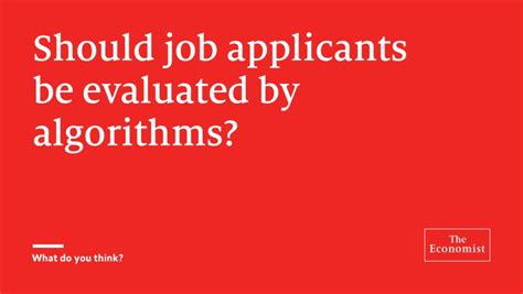 The Economist On Linkedin How An Algorithm May Decide Your Career 20 Comments