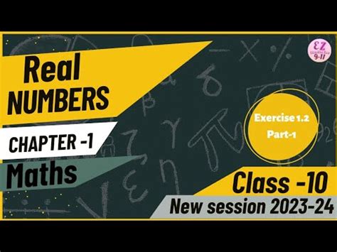 Class 10th Ex 1 2 Q1 Part I Ii Real Numbers NCERT CBSE New