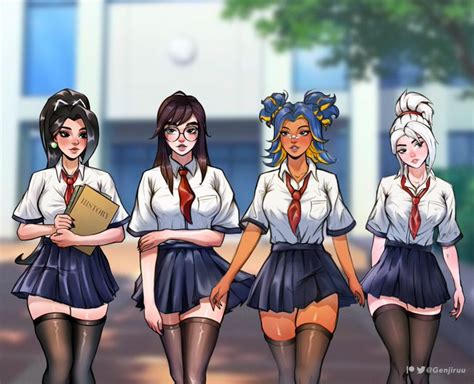 Rule 34 Big Breasts Black Hair Brown Hair Genjiruu Glasses Jett