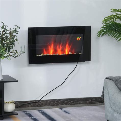 Belfry Heating Jaycee Wall Mounted Electric Fire And Reviews Wayfairie