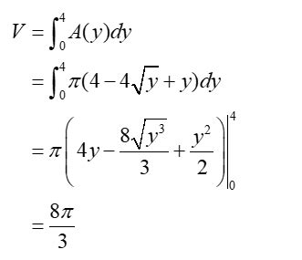 The Volume Of The Solid Bartleby