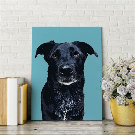 Pop Art Pet Portrait Etsy