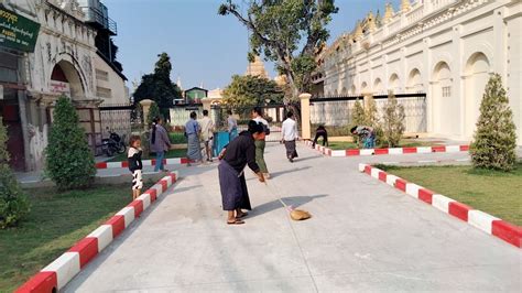 မန္တလေး မဟာမြတ်မုနိဘုရားကြီးတွင် ဘုရားဖူးများဖြင့် စည်ကားလျက်ရှိ Information And Public