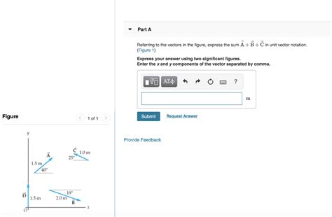 Solved Part A Referring To The Vectors In The Figure