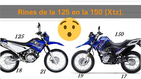 Aros Rines De La Xtz 125 En La Xtz 150 Yamaha Es Posible Adaptarlos