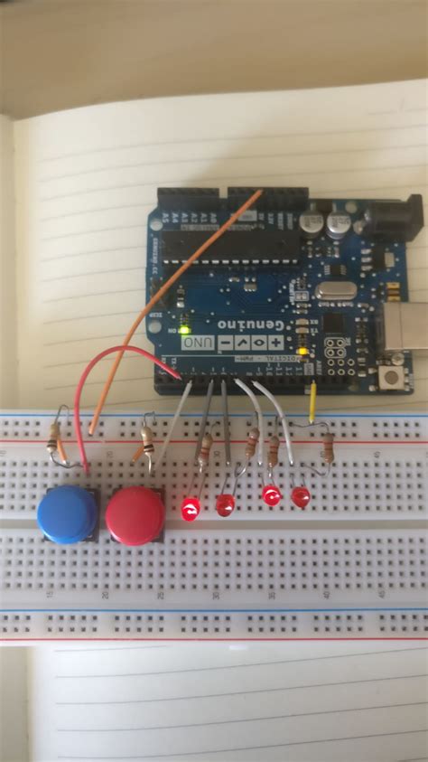 Arduino School 4 Buttons Ruurds Devlog
