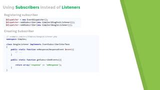 Creating Your Own Framework On Top Of Symfony2 Components PPT