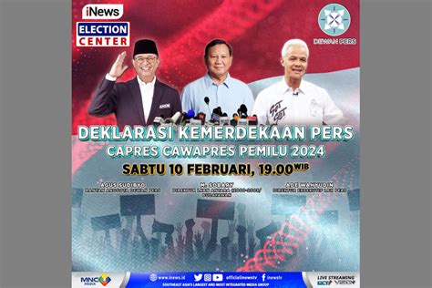 Tiga Paslon Presiden Dan Wakil Presiden Hadiri Deklarasi Kemerdekaan