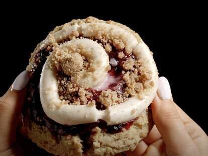 Crumbl Celebrates Fall With A New Triple Berry Cobbler Cookie In 2022