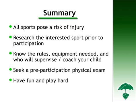 Sportsinjurypreventionppt