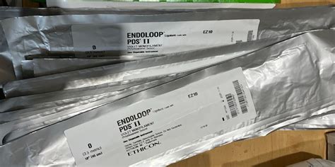 New Ethicon Endoloop Ligature Made W Pds Ii Violet Monofilament 0