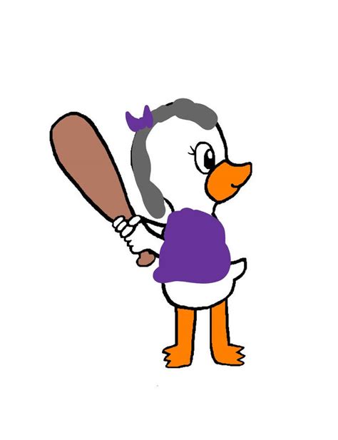 Daphne Duck Playing Baseball By Lexi Mouse On Deviantart