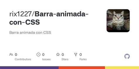 github rix1227 barra animada con css barra animada con css