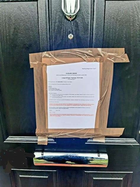 Police Close Property In Longcroft Road Thatcham Due To Persistent