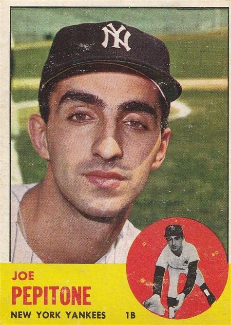Topps Joe Pepitone Trading Card Database