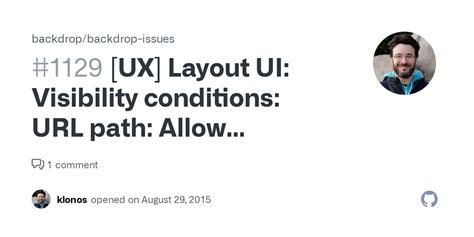 Ux Layout Ui Visibility Conditions Url Path Allow Browsing And