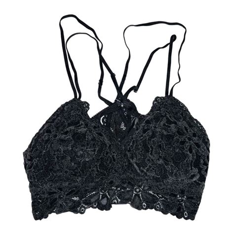 Padded Triangle Bralette Signature Lace White Xs Artofit