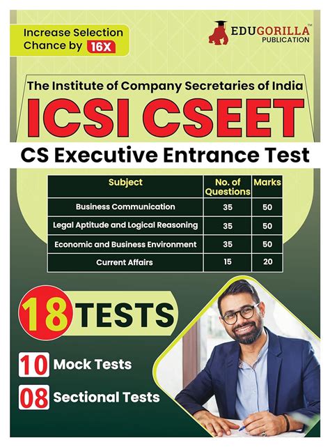 Icsi Cseet 2024 Company Secretary Executive Entrance Test 10 Mock