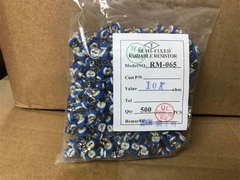 Semi Fixed Variable Resistors Presets For Electronics Appliances At