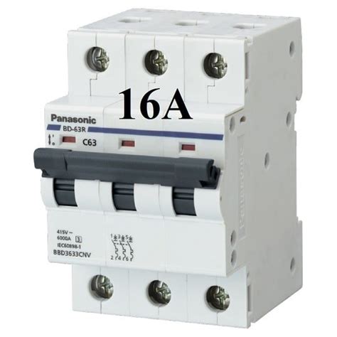 Mcb 3p 16a Tép Panasonic Cửa Hàng Bán Sỉ đồ điện Panasonic