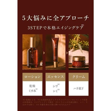 N Organic エヌオーガニック Plenum 化粧水 乳液 美容液セット ローション 100ml＆クリーム 47g＆エッセンス 15g