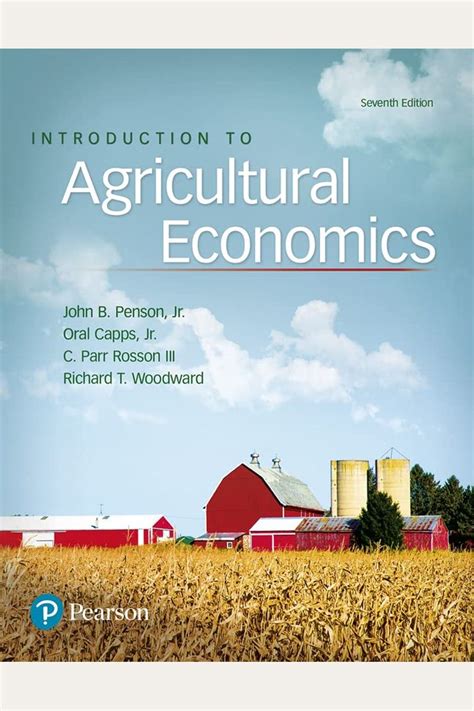 Buy Introduction To Agricultural Economics Book By John B Penson