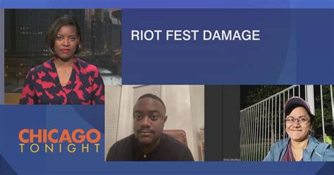Chicago Tonight Douglass Park Neighbors On Damage Left By Riot Fest