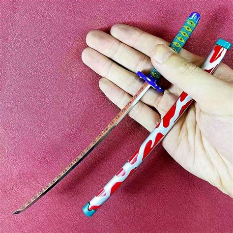 Demon Slayer Katana Keychains 17cm Nichirin Sword Replicas Tanjiro Geekzillaa