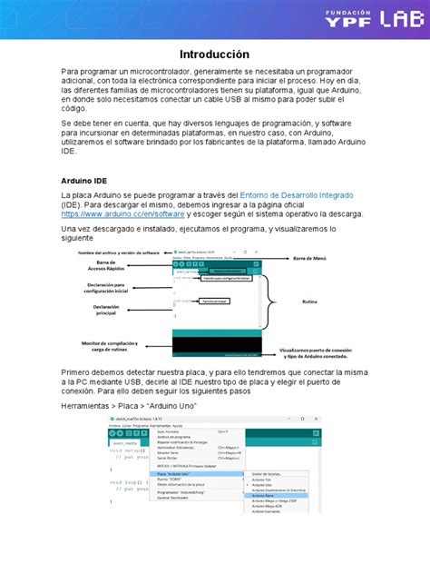 U23 Estructura Del Lenguaje De Programacion Pdf Arduino Tipo