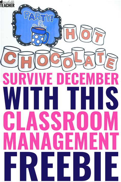 December Classroom Management Freebie Artofit