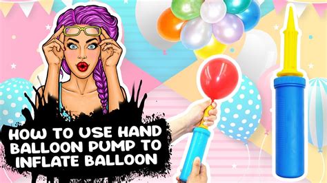 How To Use Hand Balloon Pump Hand Balloon Pump Balloon Pump Youtube