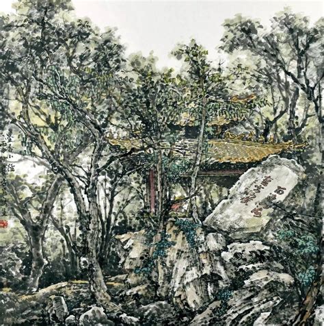 花果山国画 花果山手绘 花果山简笔画 第9页 大山谷图库