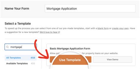 How To Make A Mortgage Application Form Online Template