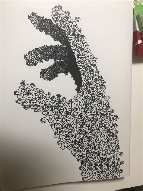 気持ち悪い絵やよく分からない絵を描きます キャラや風景などは描きません。こうゆう絵が好きな方