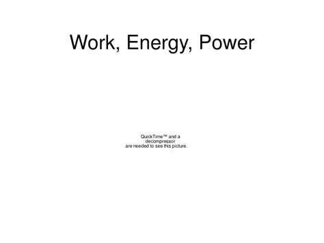 Ppt Work Energy Power Powerpoint Presentation Free Download Id