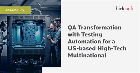 Jerome Lobo On Linkedin Qa Transformation With Testing Automation For A Us Based High Tech