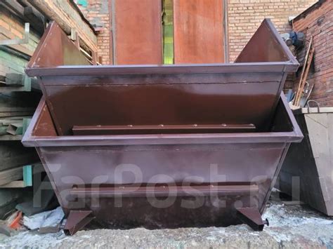 Бункер контейнер для ТБО мусора 8м3 усиленный толщина 2 мм новый в наличии Цена 80 000₽ во