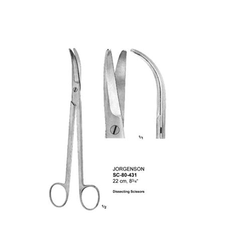 Jorgenson Dissecting Vascular Scissors 22 Cm Relpro