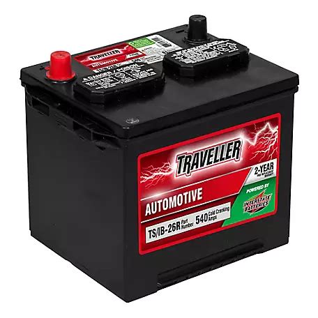Traveller Powered By Interstate 6v 640 Cca Heavy Duty Battery At